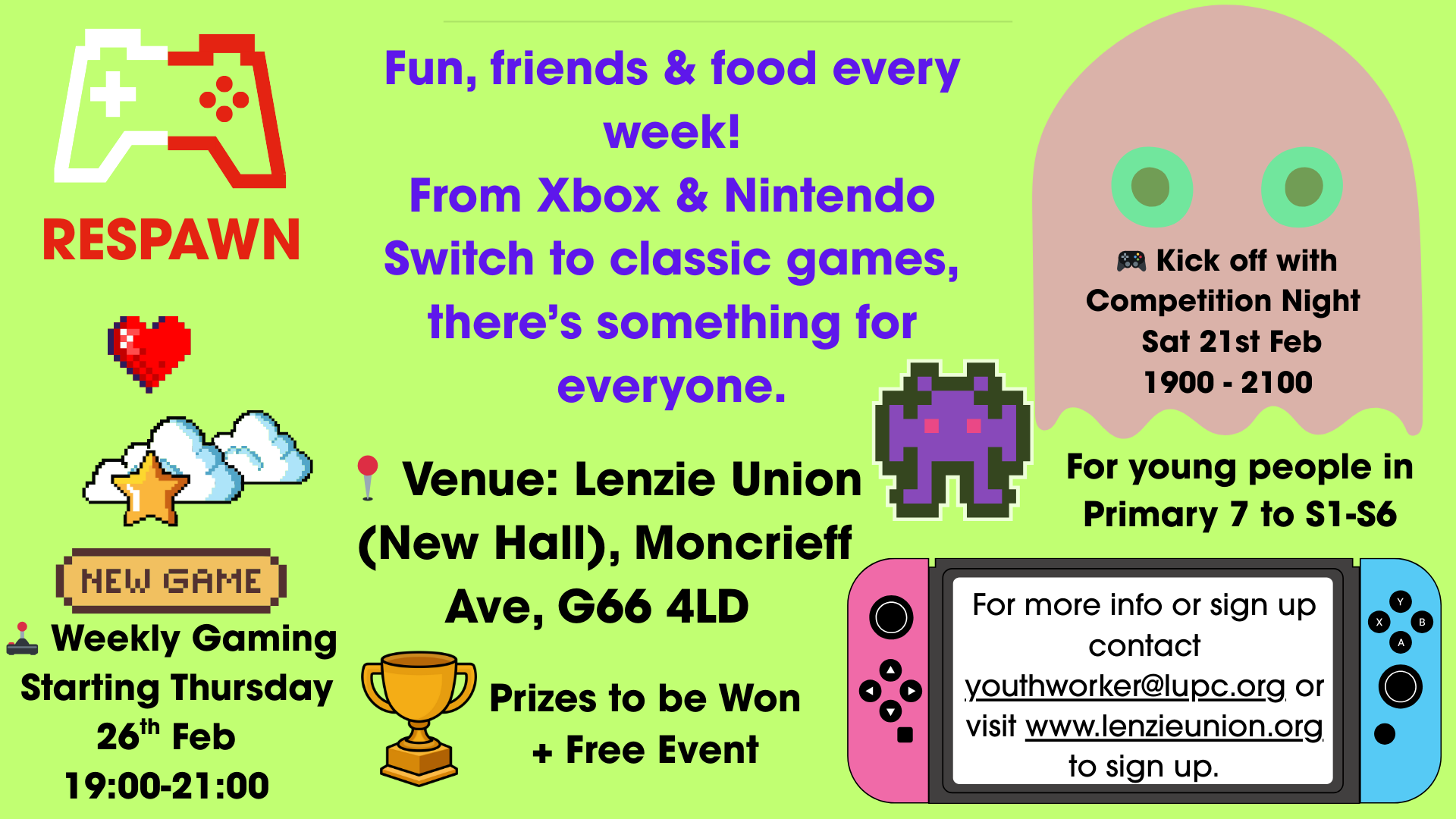 Respawn Gaming Nights | Lenzie Union